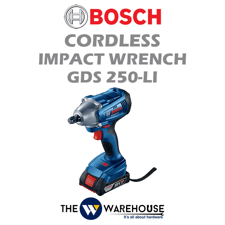 Bosch Cordless Impact Wrench GDS 250-LI Malaysia - TheWwarehouse