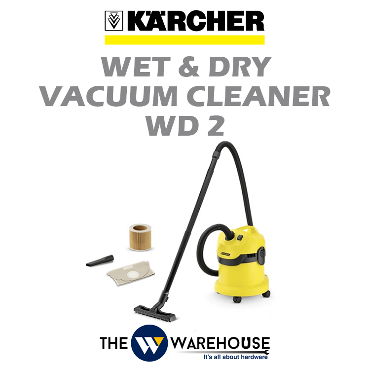 Karcher Wet & Dry Vacuum Cleaner WD 2 Malaysia - TheWwarehouse Karcher Wet & Dry Vacuum Cleaner WD 2 Malaysia - TheWwarehouse