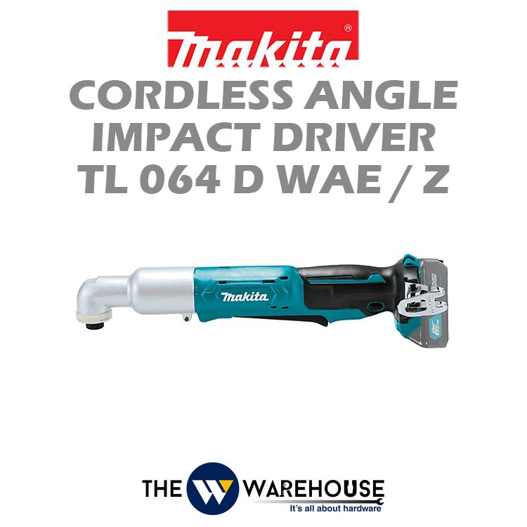 Makita Cordless Angle Impact Driver TL064D WAE/Z Malaysia - TheWwarehouse
