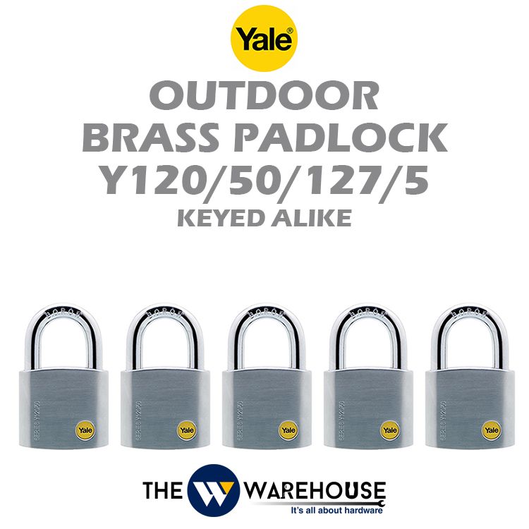Yale Keyed Alike Outdoor Brass Padlock Y120/50/127/5 Malaysia ...